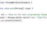 Java Stream Word Count Example Code2care